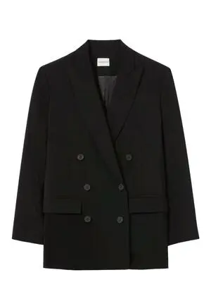 Claudie Pierlot Double-breasted Blazer - Black