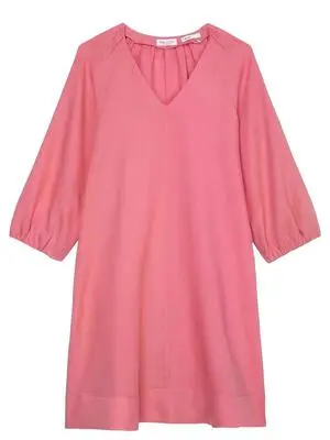 Marc O'polo V-neck Balloon-sleeve Dress - Pink