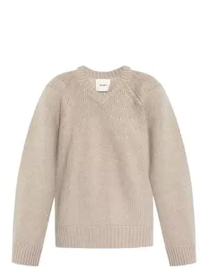 LISA YANG Oia Cashmere Sweater Neutrals