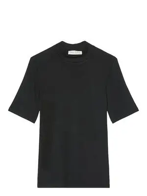 Marc O'polo High-neck Short-sleeve Top - Black