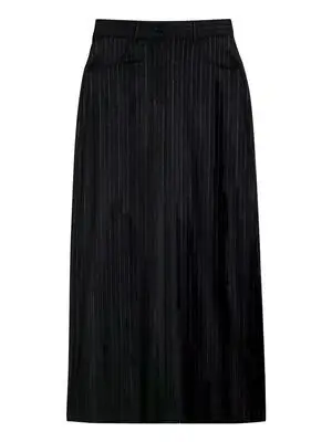 DEPARTMENT 5 Pinstripe Maxi Skirt - Grey
