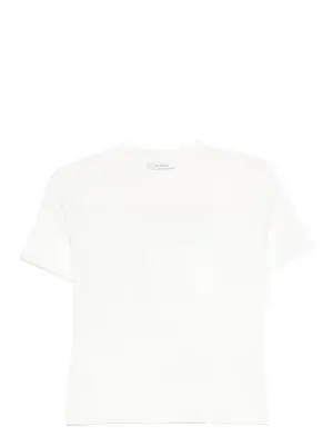 Max Mara Ribbed Crew-neck T-shirt - White