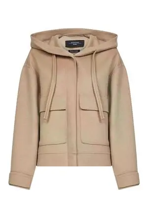 Max Mara Hooded Patch-pocket Jacket - Neutrals