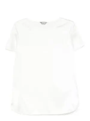 Max Mara Satin Top - White