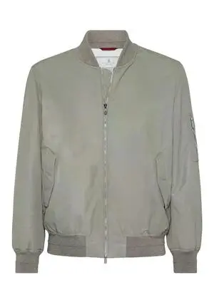 Brunello Cucinelli Zip-fastening Bomber Jacket - Green
