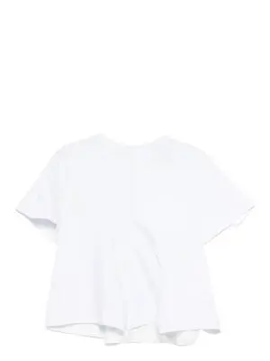 Sacai Layered Cotton T-shirt - White