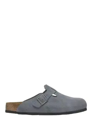 BIRKENSTOCK Boston Basalt Slippers - Grey