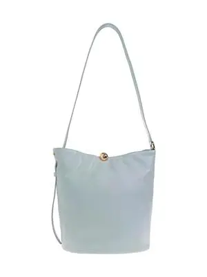 Furla Small Sfera Leather Shoulder Bag - Blue