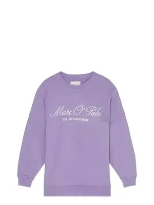 Marc O'polo Logo-embroidered Sweatshirt - Purple