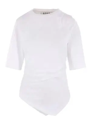 RÓHE Asymmetrical Cotton T-Shirt