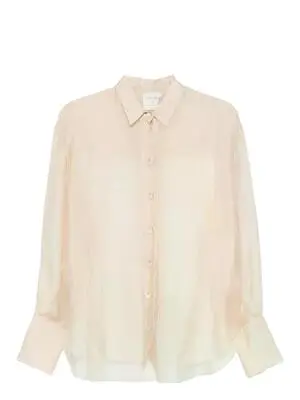 FORTE_FORTE Sheer Shirt - Neutrals