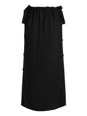 TOTEME Crepe Midi Skirt - Black