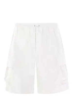 Gucci Web Stripe Cargo Shorts - White