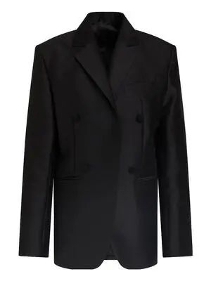 TOTEME Taffeta Blazer - Black