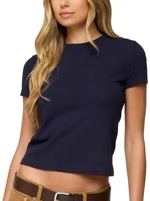 EDIKTED Natalie T-shirt - Navy