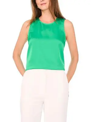 Vince Camuto Sleeveless Blouse - Vivid Green