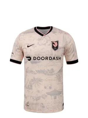 Nike Christen Press Angel City Fc 2025 Stadium Away Dri-fit Nwsl Replica Jersey - Pink