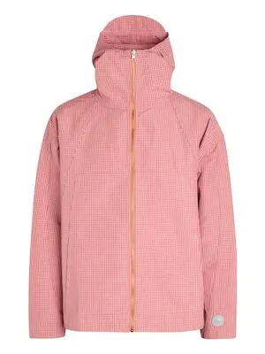 PDF CHANNEL Checked Cotton-blend Jacket - Red