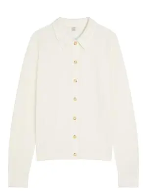 TOTEME Cashmere Cardigan - White
