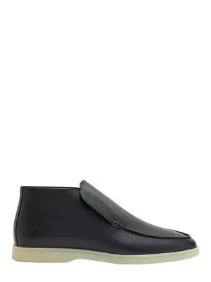 AURELIEN City Grained Leather Loafers