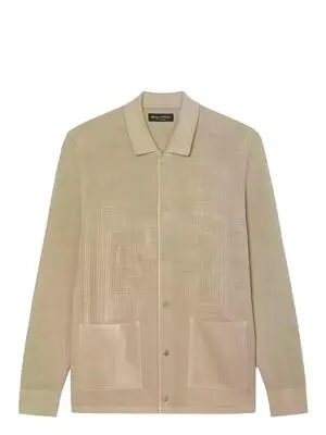 Marc O'polo Ribbed Button-up Cardigan - Brown