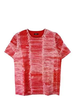 CHITO Knock-out Pup Abstract-print Cotton T-shirt - Red
