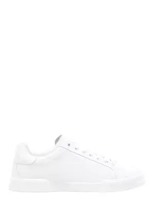 Dolce & Gabbana Leather Sneakers - White