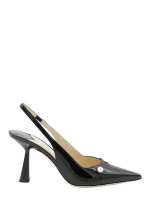 JIMMY CHOO 85mm Slingback Pumps - Black