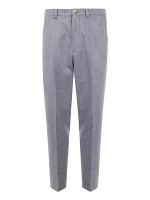 Brunello Cucinelli Wool Trousers - Grey