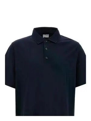 Pal Zileri Three-button Polo Shirt - Blue