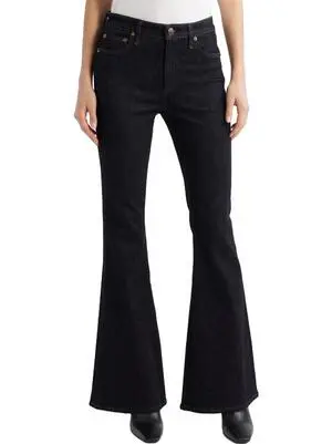 Rag & Bone Flexi Dahlia Mid-rise Flare Jeans - Rinse