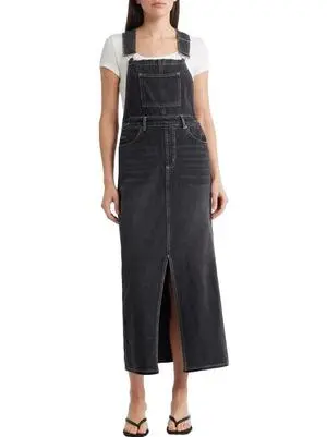 Rails Westlake Maxi Overall Dress - Black Sand