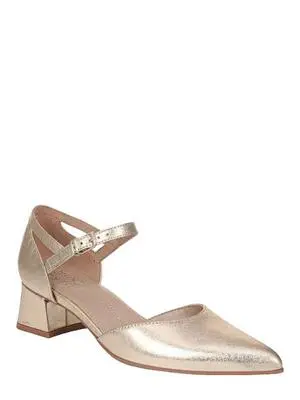 Naturalizer Maddox Pointed Toe Pumps - Light Champagne