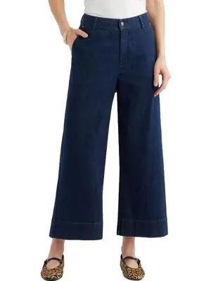 CASLON Wide Leg Crop Jeans