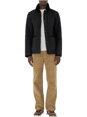 Burberry Quilted Nylon Barn Jacket - Black