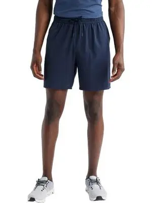 Zella 7-inch Perforated Shorts - Navy Eclipse