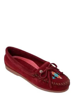 Minnetonka Nizhoni Moc Slipper - Sundried Tomato