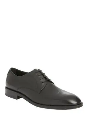 BOSS Cap-toe Leather Derby - Black