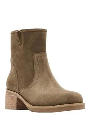 Blondo Cassadie Waterproof Bootie Taupe Suede