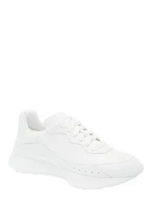 Alexander McQueen Sprint Runner Sneakers - White/white