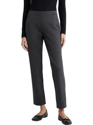 CASLON Pull-On Stretch Ponte Ankle Pants