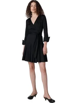 Diane Von Furstenberg Joan Wrap Dress - Black