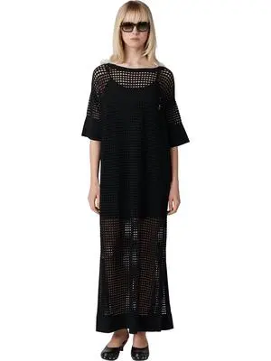 Diane Von Furstenberg Tallullah Eyelet Caftan - Black