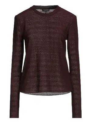 Rag & Bone Knitted Crewneck Long Sleeve Sweater - Red