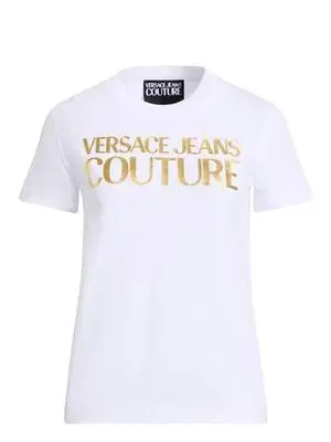 Versace Logo-print Cotton T-shirt - White