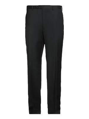 Canali Tailored Virgin Wool Pants - Black