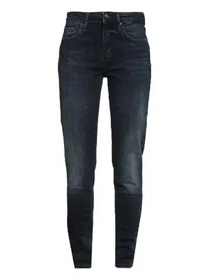 Armani Exchange Tapered Jeans With Logo - Blue