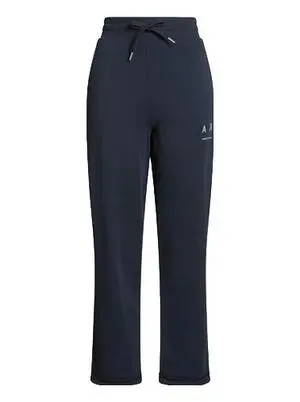 Armani Exchange Cotton Fleece Track Pants - Blue