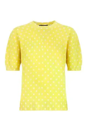 Fabiana Filippi Polka-dot T-shirt - Yellow