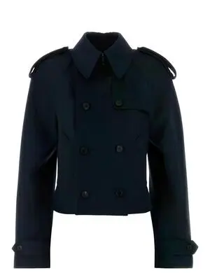 Alexander McQueen Double-breasted Wool Jacket - Blue